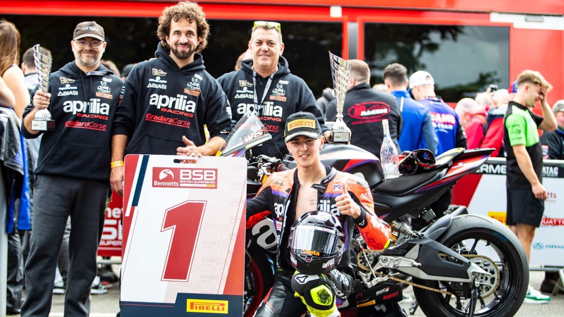 THE APRILIA RS 660 WINS AGAIN IN BRITISH SUPERBIKE| Aprilia SG