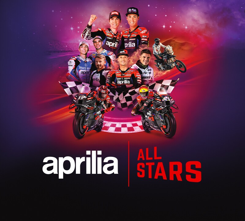 Aprilia: Motorräder und Roller. Offizielle Website
