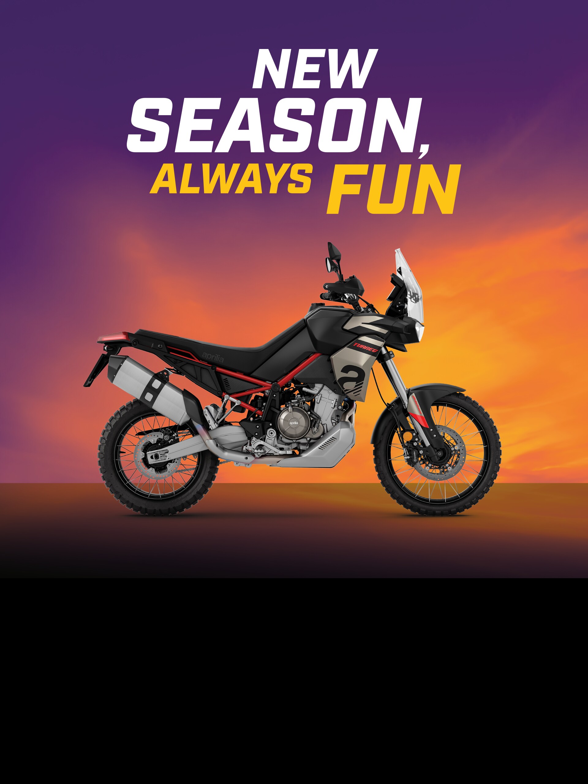 Aprilia: motorfietsen en scooters. Officiële site